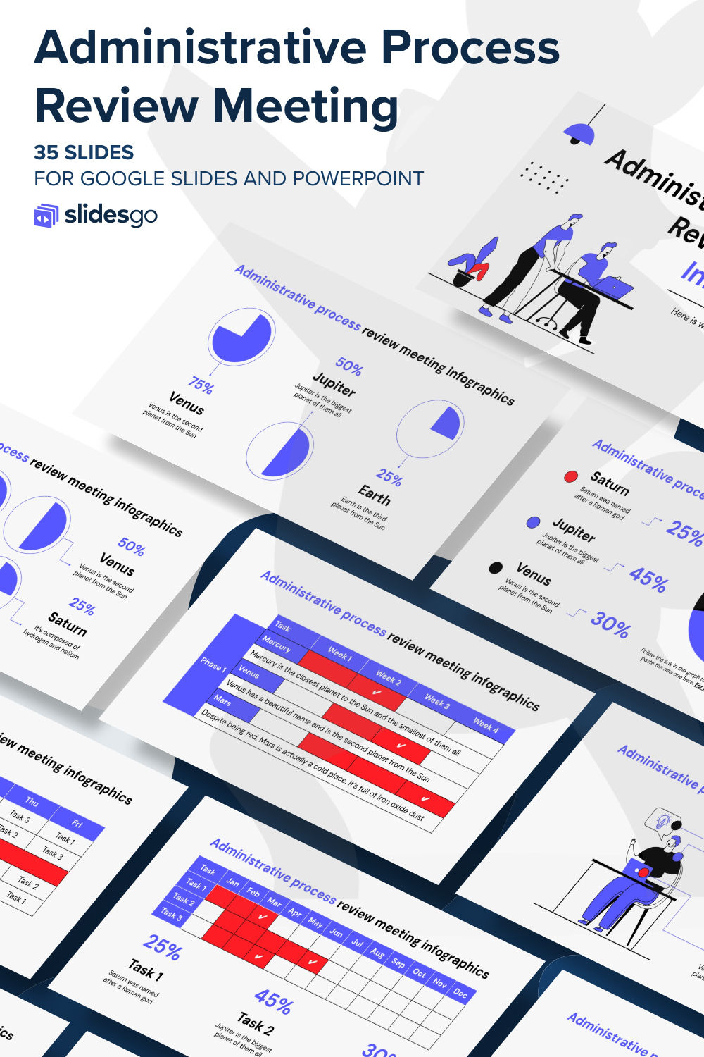 Administrative Process Review Meeting Infographics