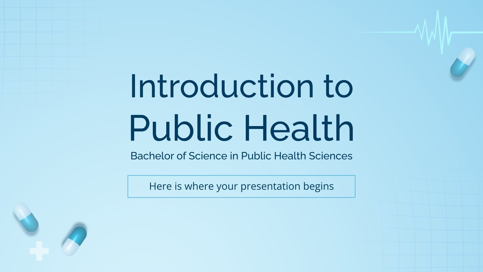 Introducción a la salud pública | Google Slides y PowerPoint