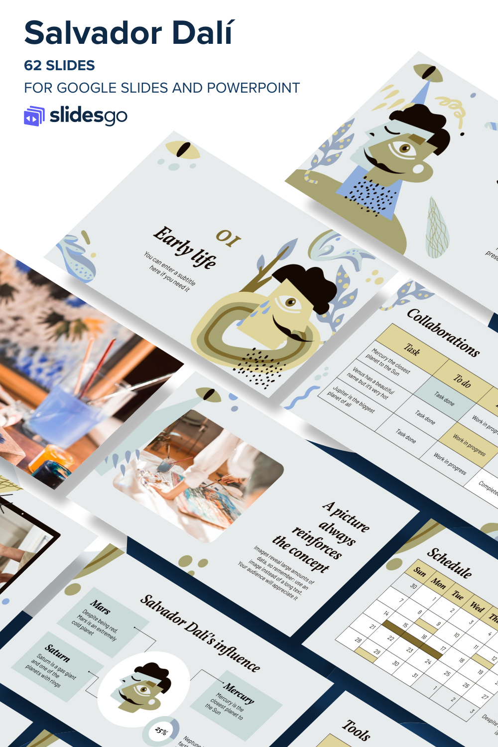 Salvador Dalí | Google Slides & PPT