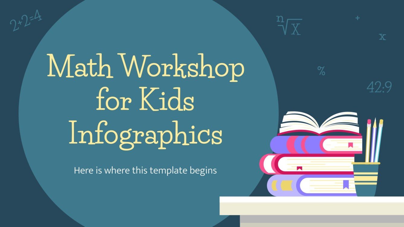 Math Workshop for Kids Infographics | Google Slides & PPT