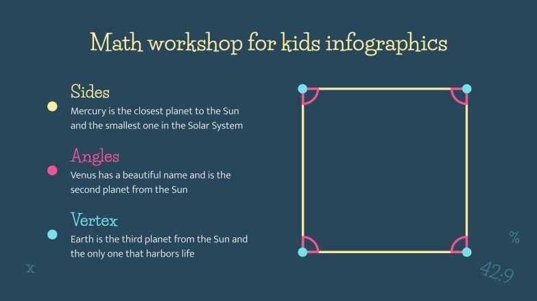 Math Workshop for Kids Infographics | Google Slides & PPT