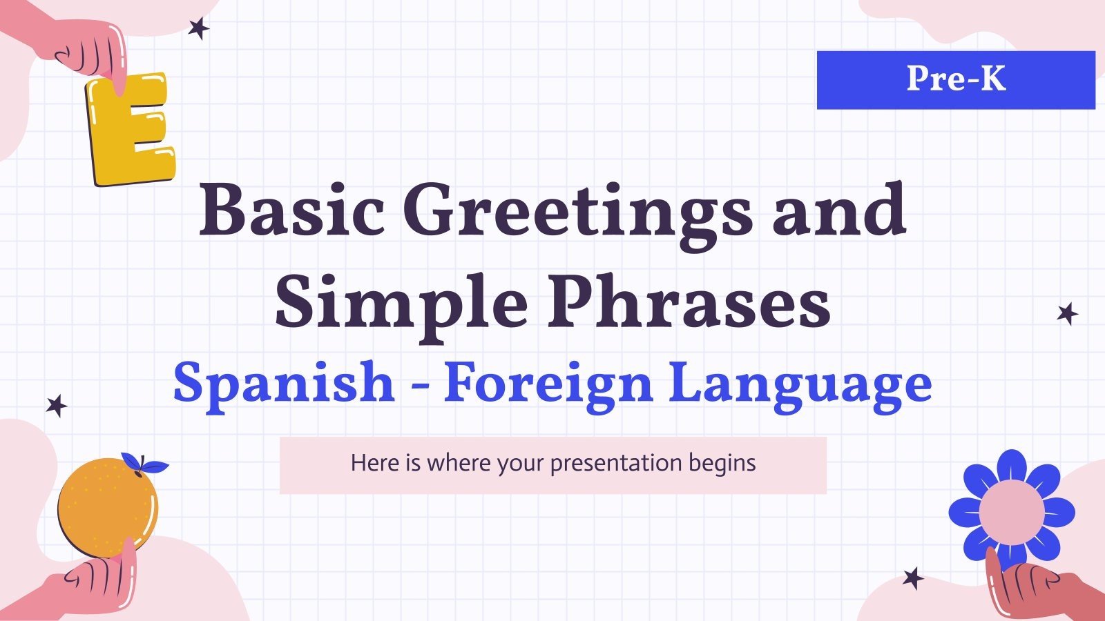 Saludos básicos y expresiones simples - Español