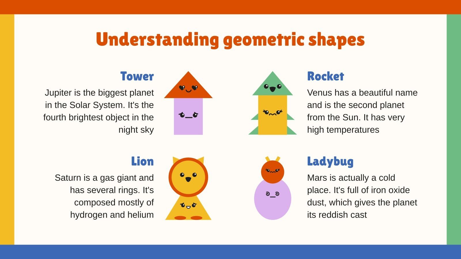 Colors and Shapes - Science - Pre-K | Google Slides & PPT