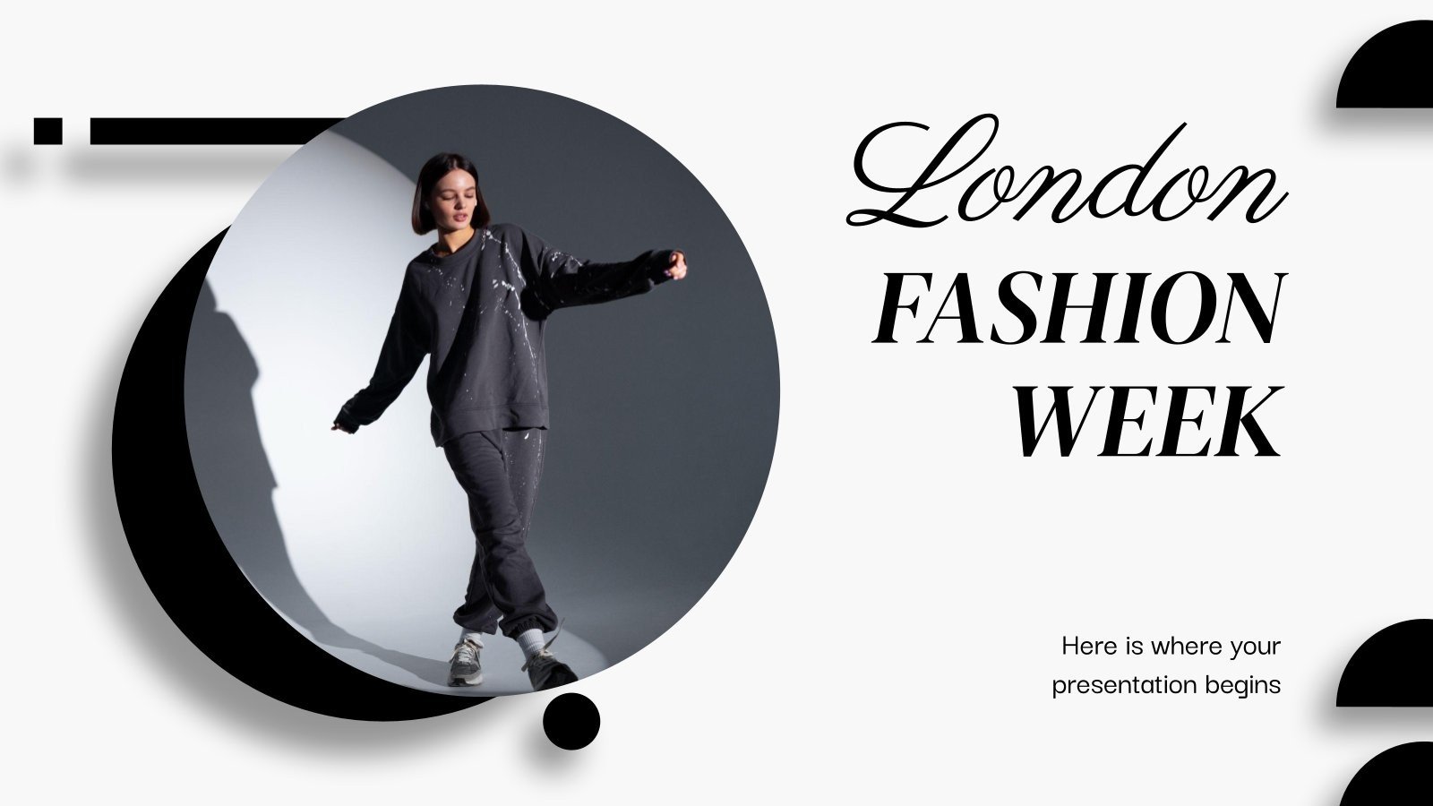 London Fashion Week | Google Slides and PowerPoint