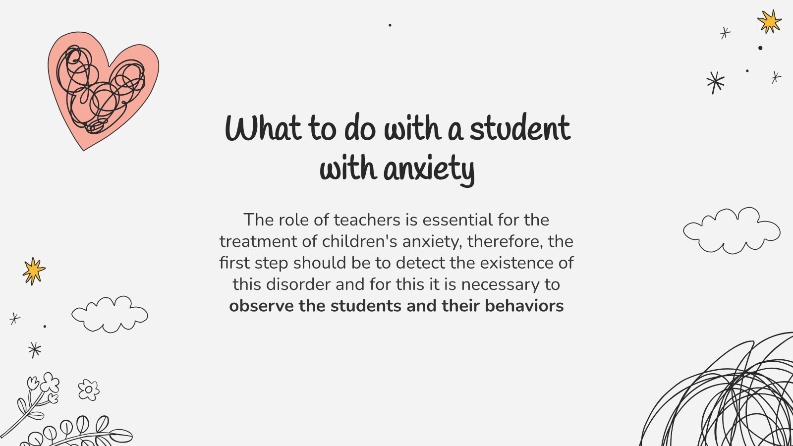 Childhood Anxiety Disorder | Google Slides & PPT