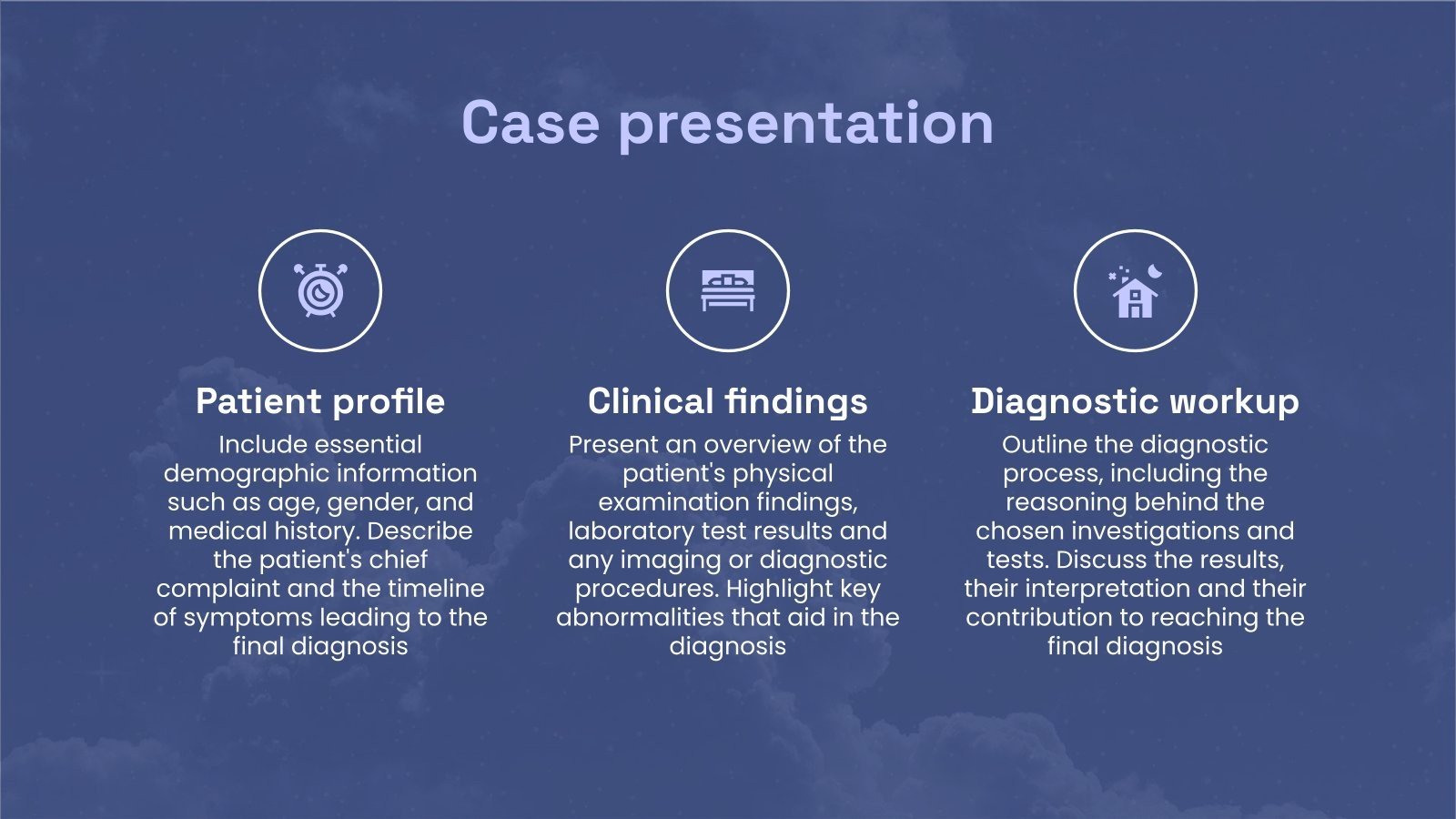 Informe de caso de insomnio | Google Slides y PowerPoint