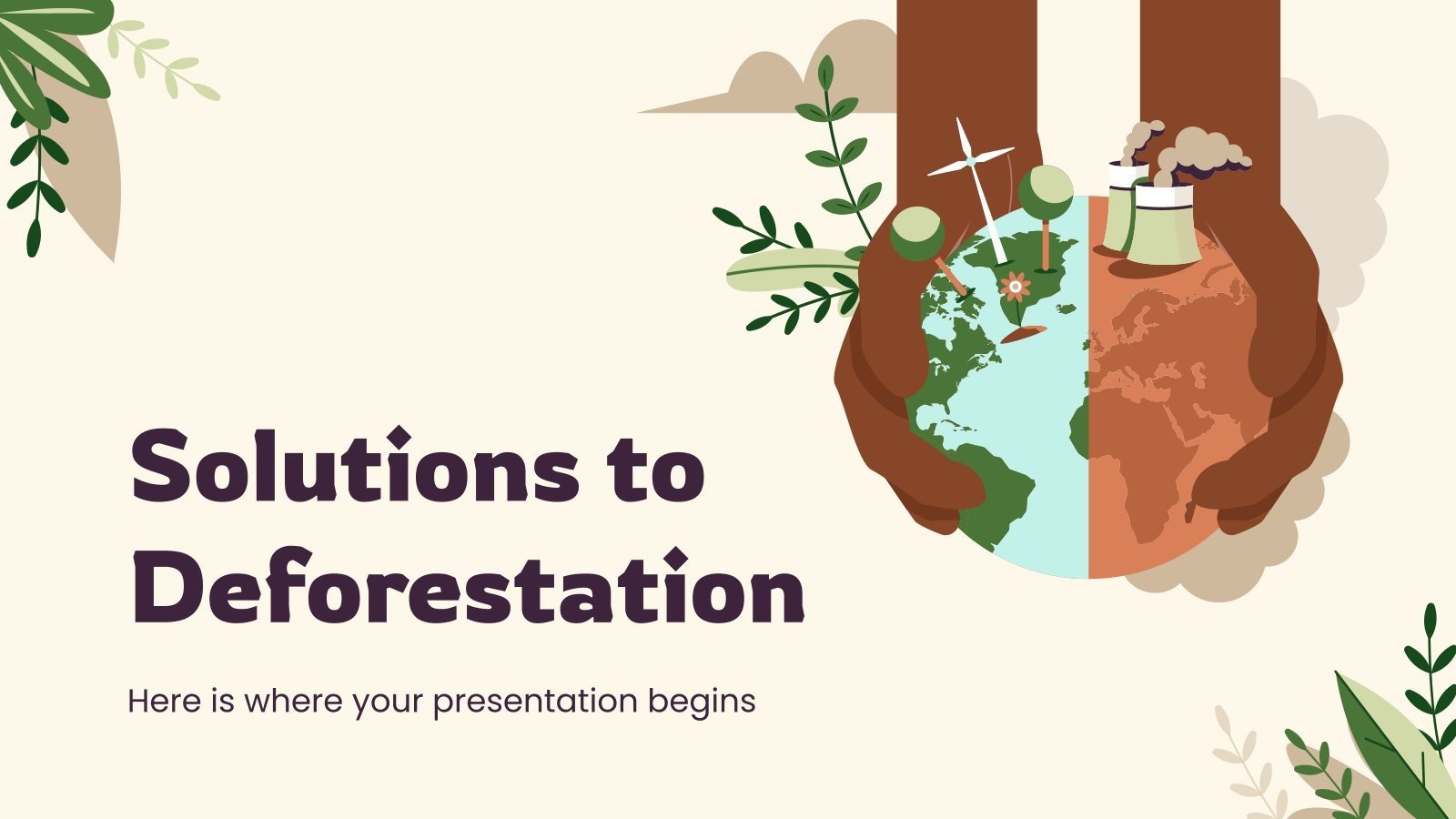 Solutions to Deforestation | Google Slides & PowerPoint
