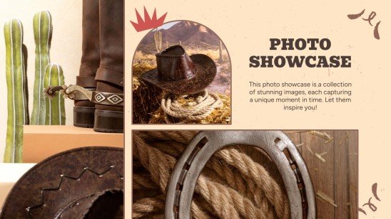 Portafolio estilo Viejo Oeste | Google Slides y PowerPoint