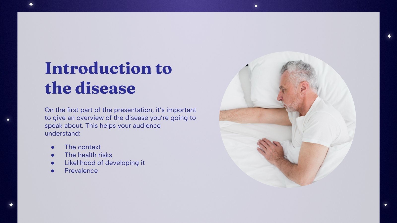 Sleep Disorders in Elderly Disease | Google Slides & PPT