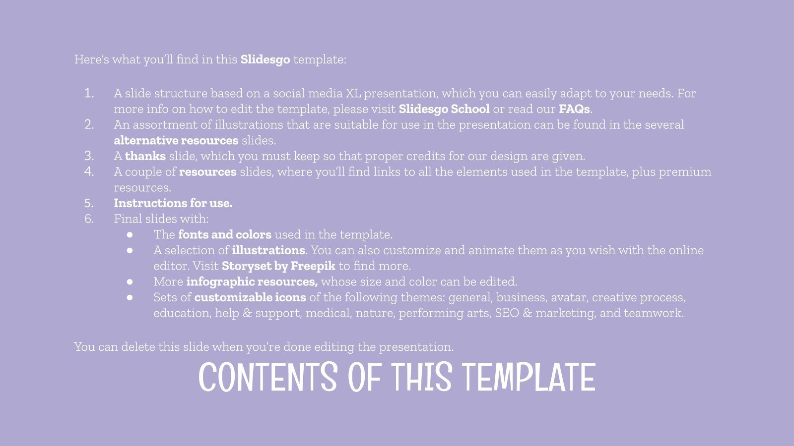 Back to School Social Media Google Slides and PowerPoint Template