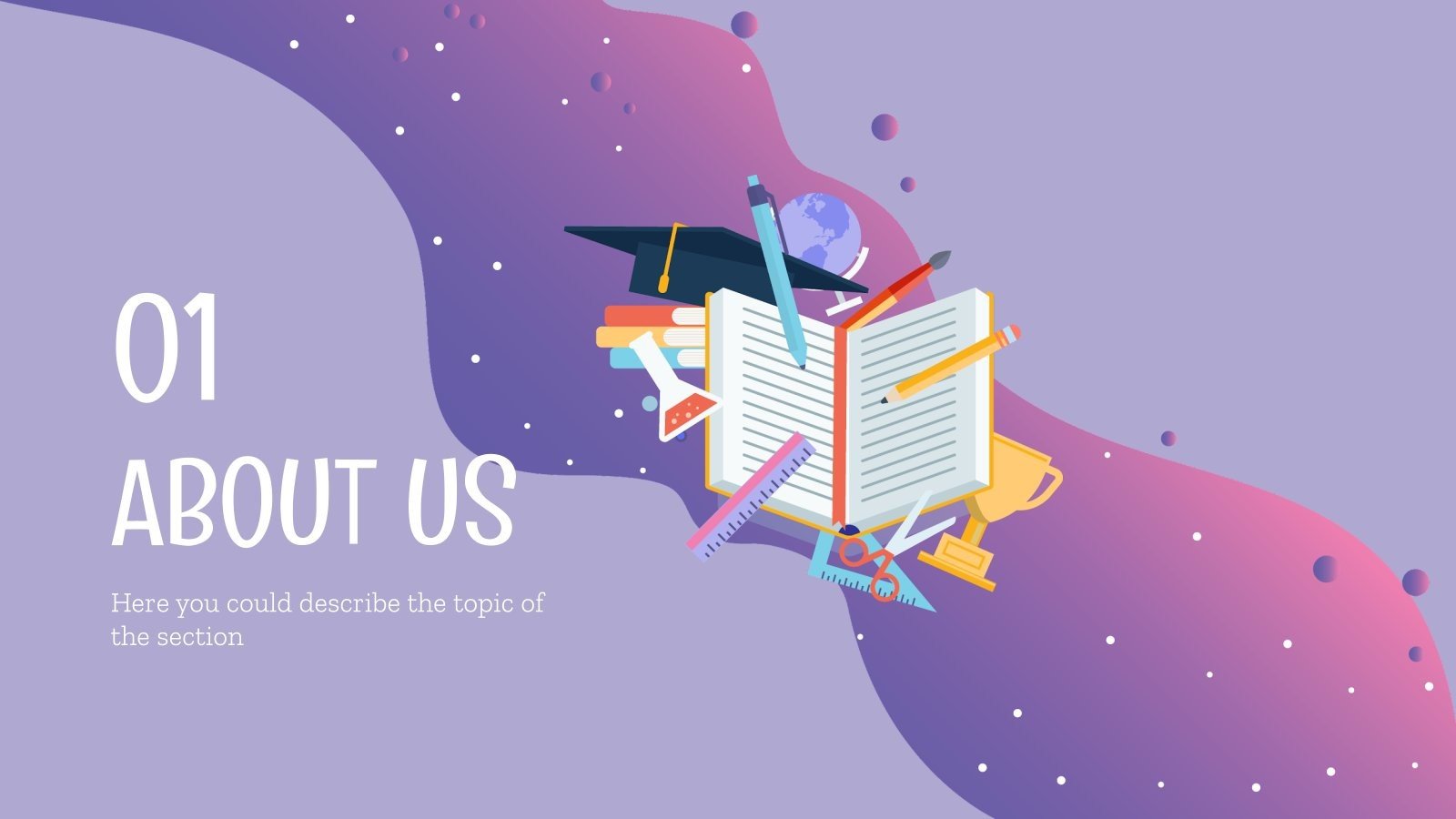 Back to School Social Media Google Slides and PowerPoint Template