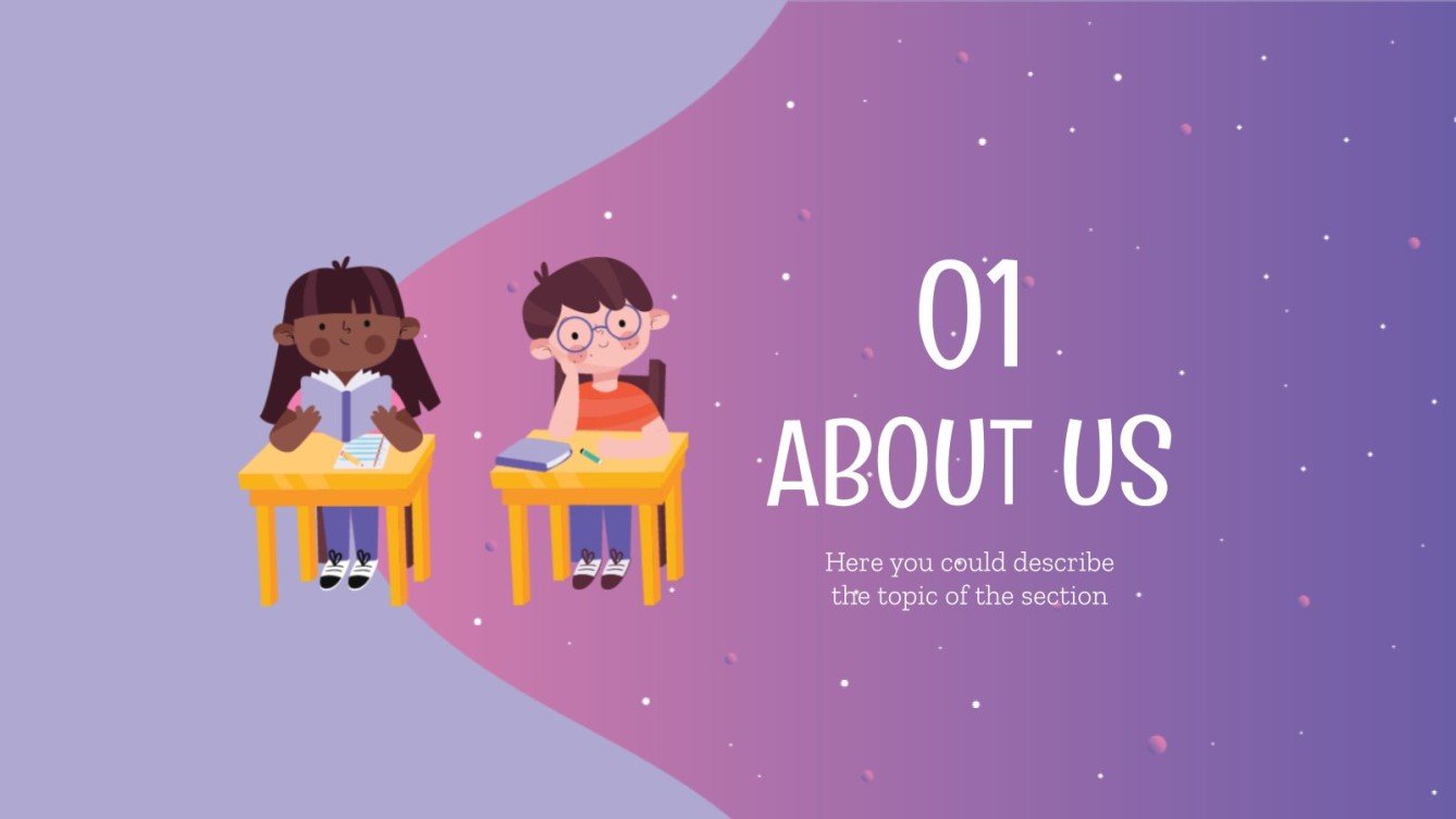 Back to School Social Media Google Slides and PowerPoint Template