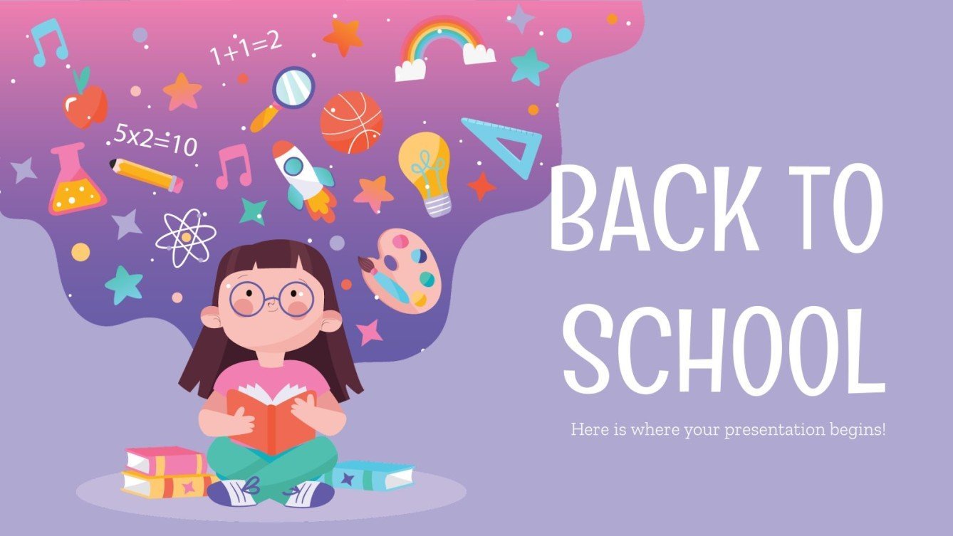 Free Back to School Google Slides themes and PPT templates