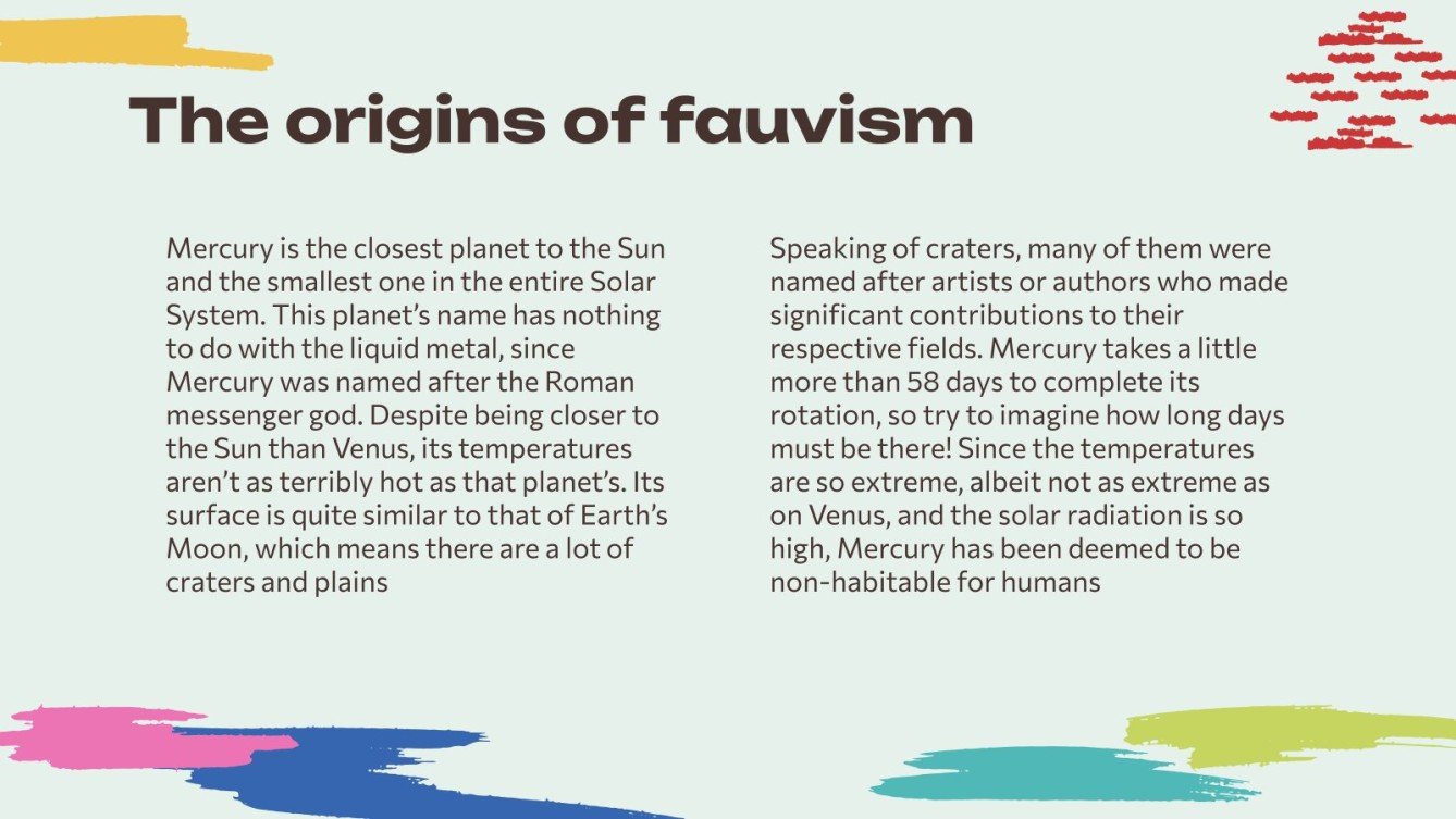 Fauvism Artist Movement | Google Slides & PowerPoint