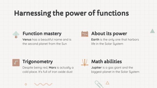 Pre-Calculus - Mathematics - 10th Grade | Google Slides