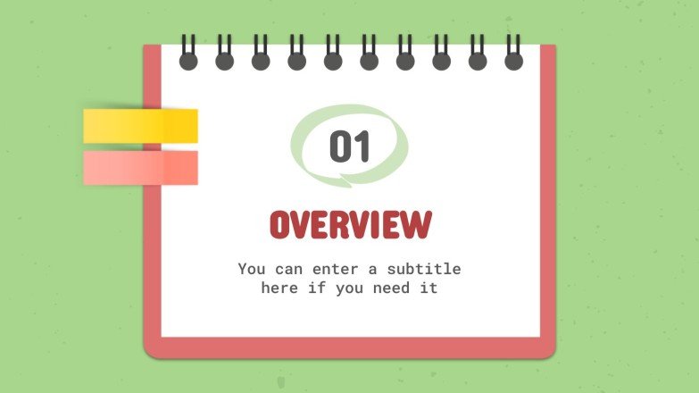 Notebook Lesson Google Slides theme and PowerPoint template