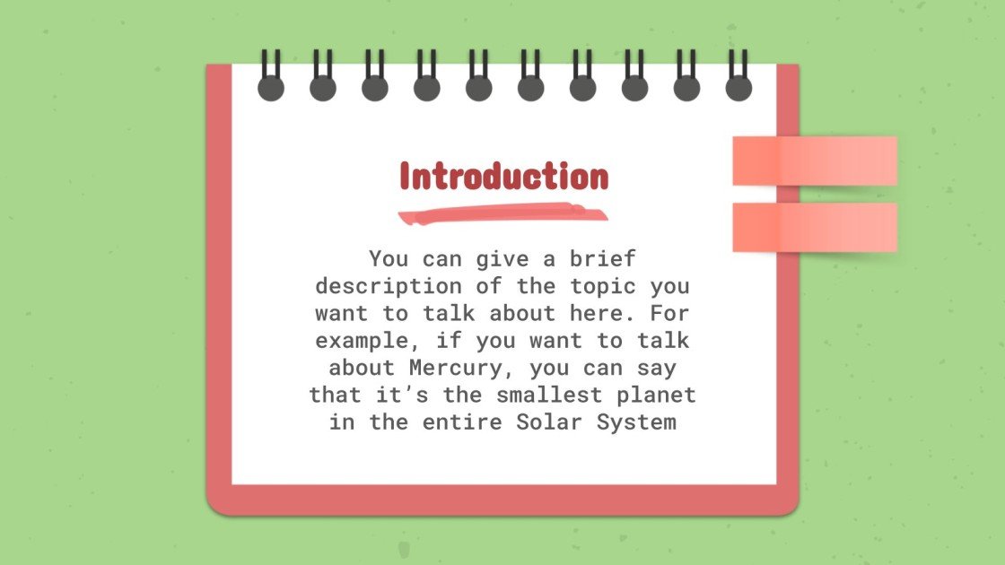 Notebook Lesson Google Slides theme and PowerPoint template