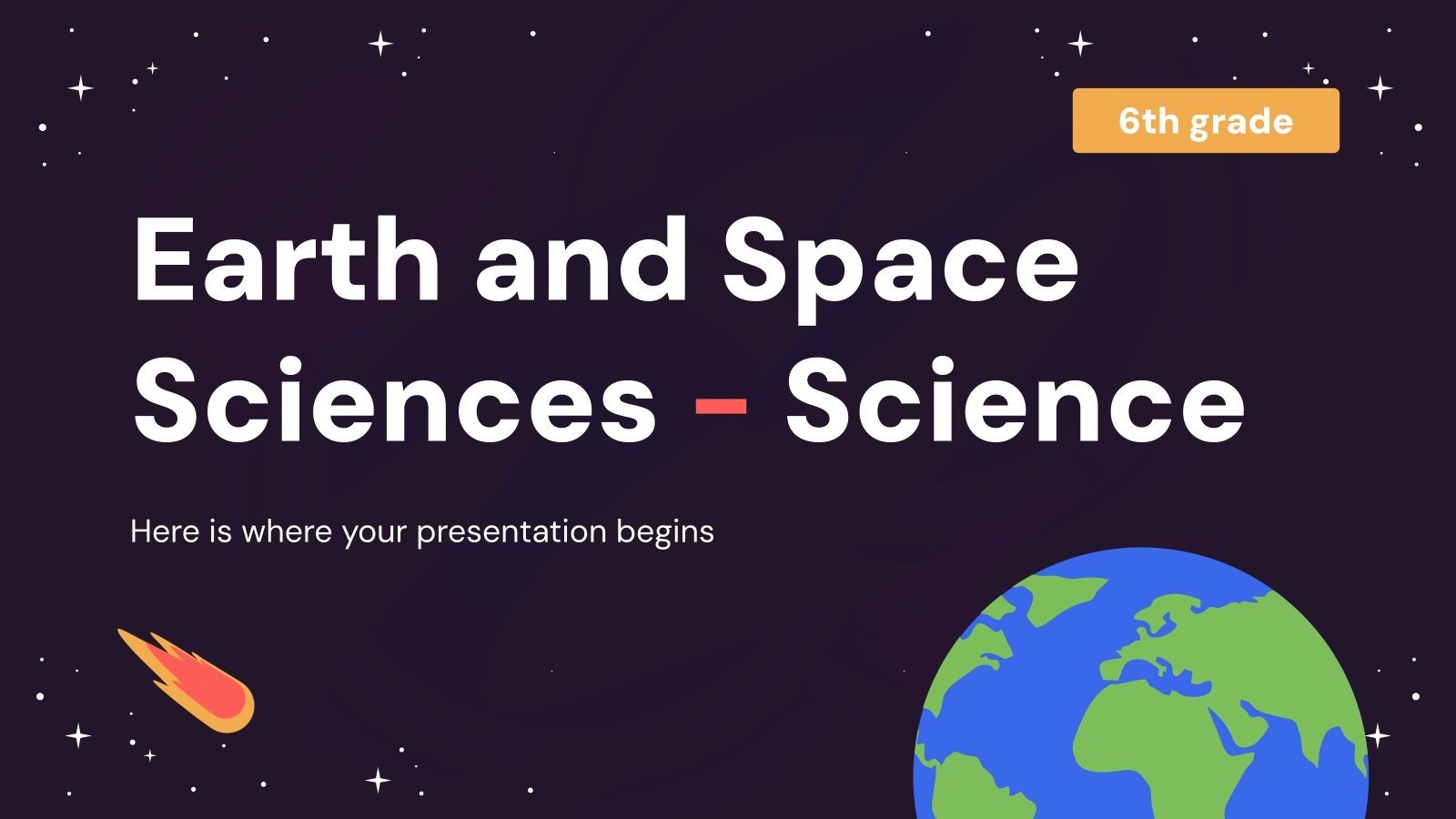 Earth and Space Sciences | Google Slides & PowerPoint