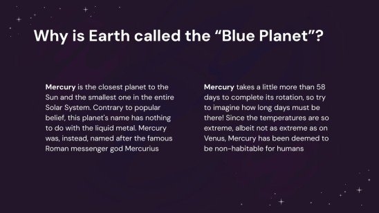 Earth and Space Sciences | Google Slides & PowerPoint