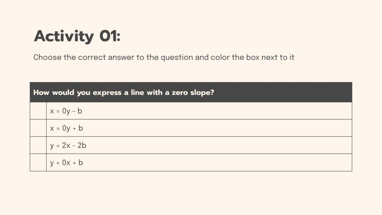 Linear Equations and Systems | Google Slides & PowerPoint