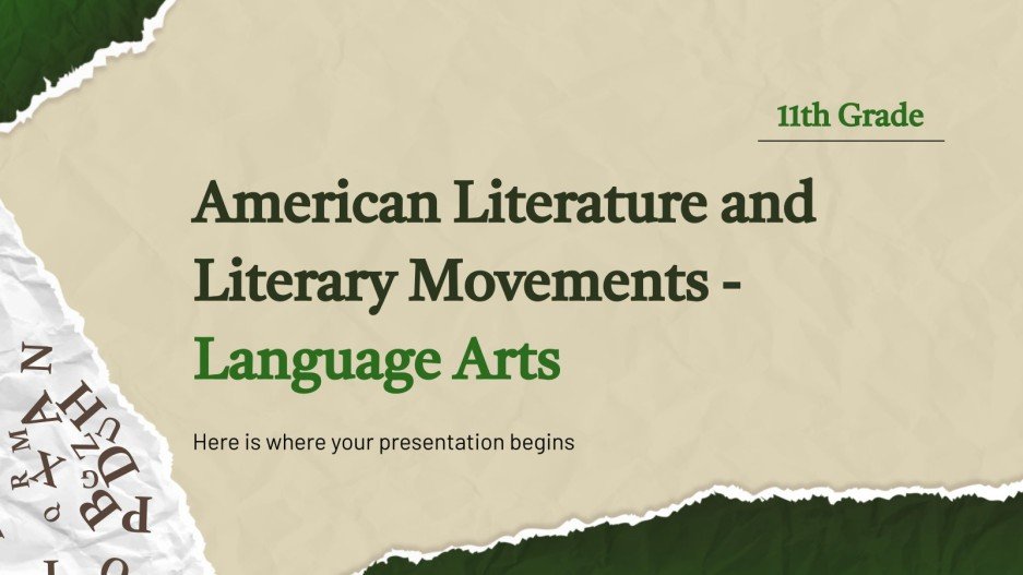 American Literature and Literary Movements - Language Arts