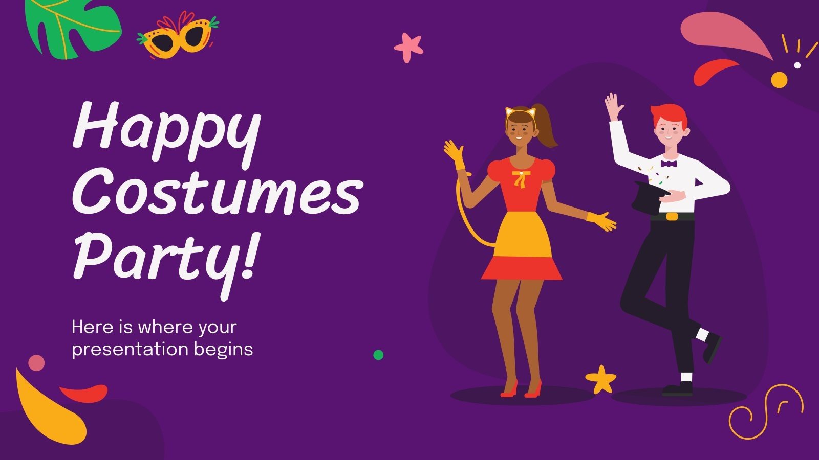 Happy Costumes Party! | Google Slides & PowerPoint