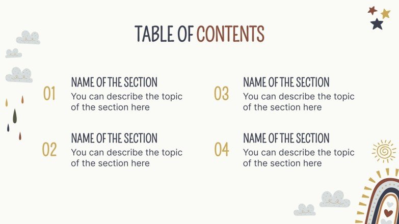 Boho Rainbow About Me Slideshow | Google Slides & PPT