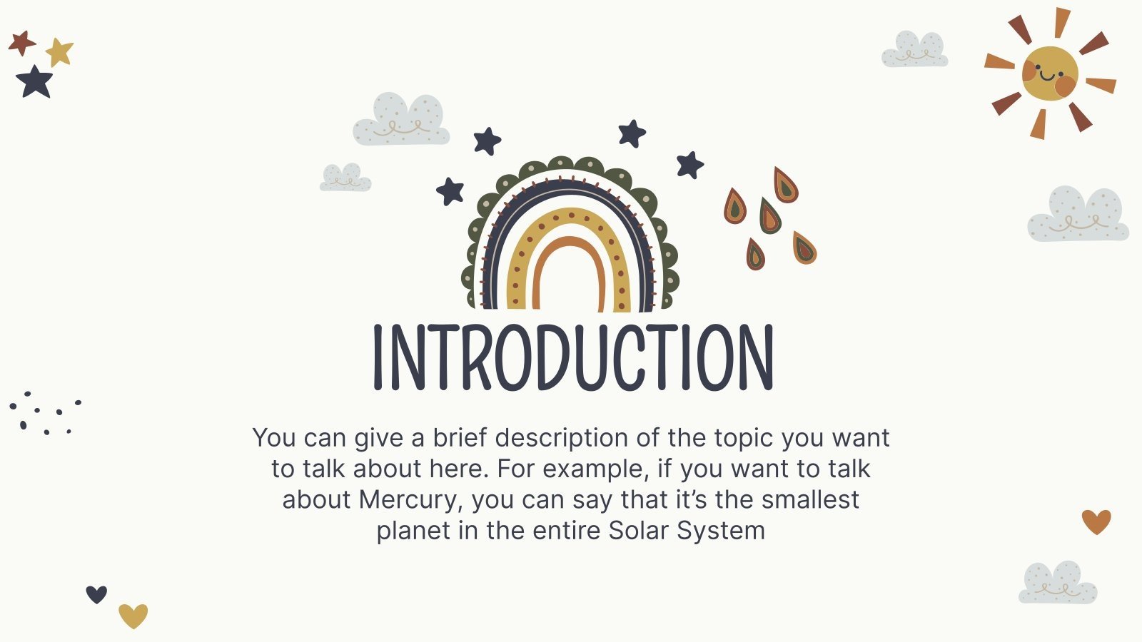 Boho Rainbow About Me Slideshow | Google Slides & PPT