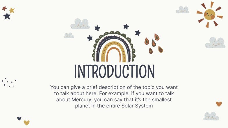 Boho Rainbow About Me Slideshow | Google Slides & PPT