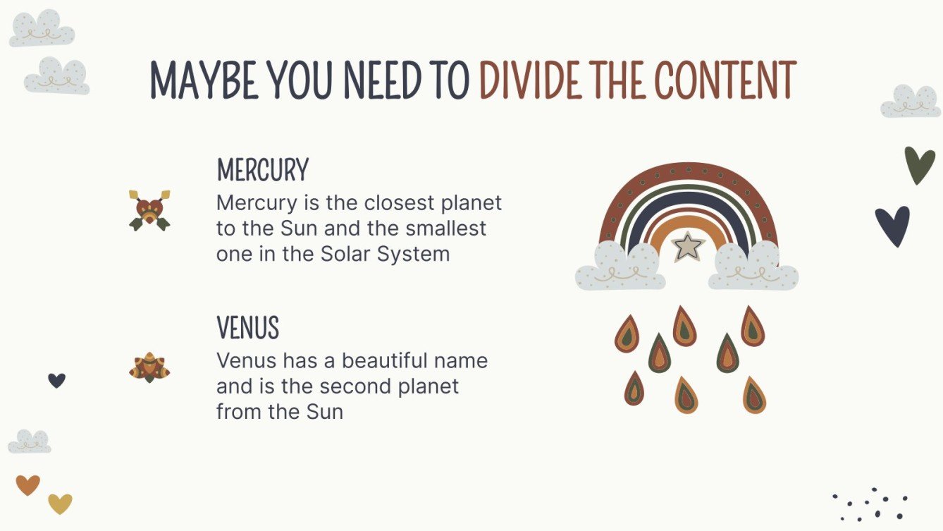 Boho Rainbow About Me Slideshow | Google Slides & PPT