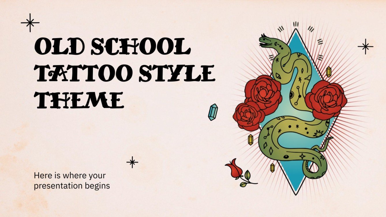 Free Tattoo-themed templates for Google Slides & PowerPoint