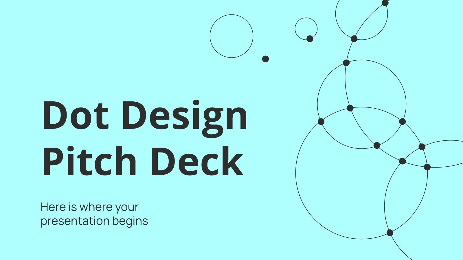 Dot Design Pitch Deck | Google Slides & PPT