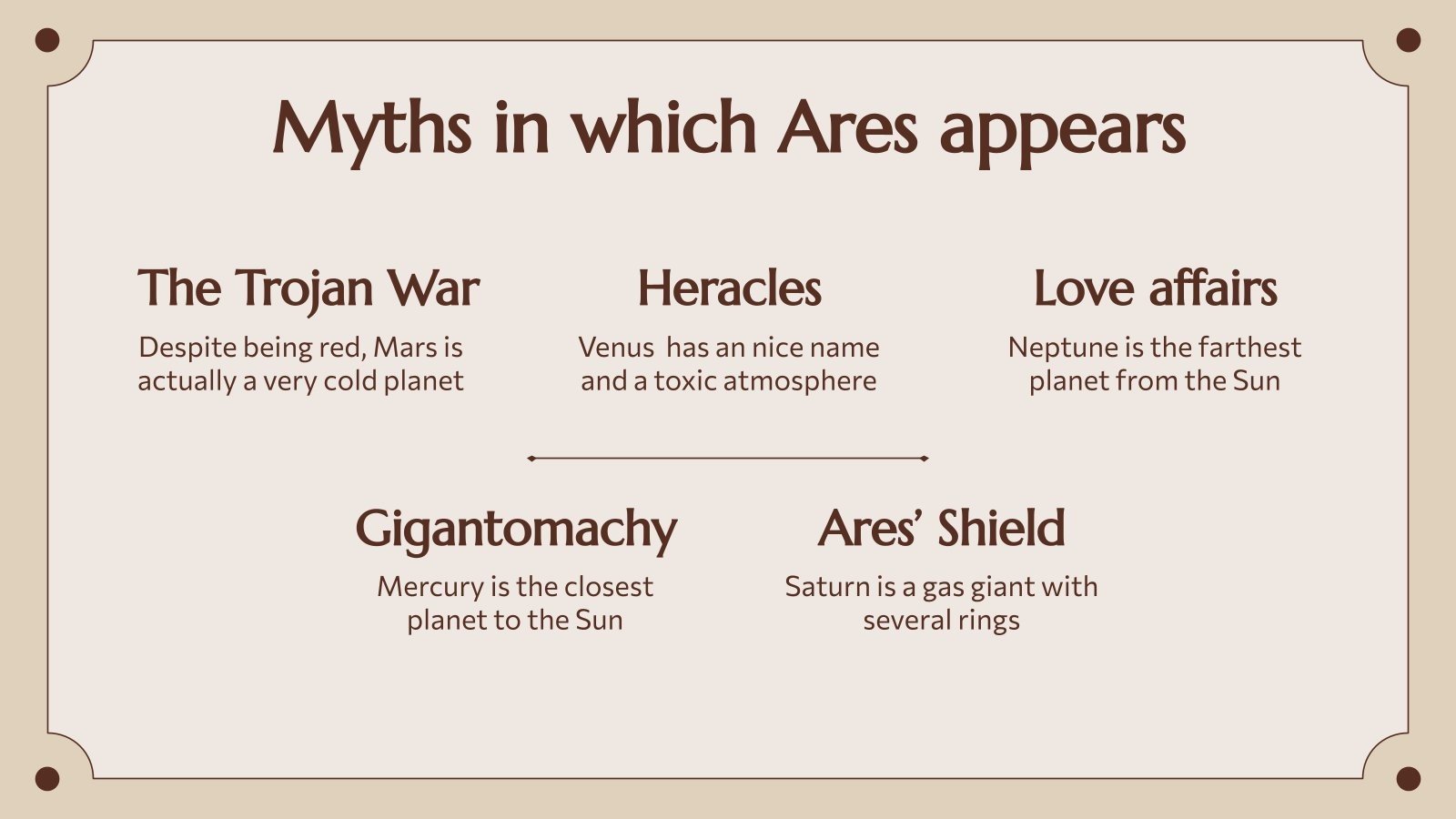 Greek God: Ares | Google Slides & PowerPoint