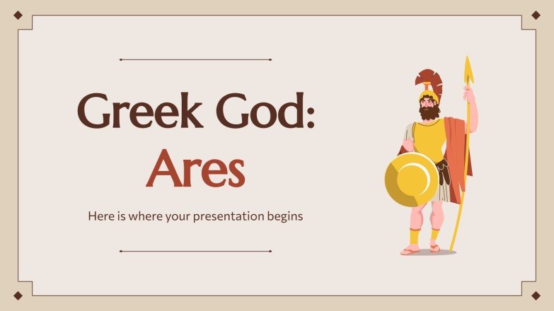 Free Greek-themed Google Slides and PowerPoint templates
