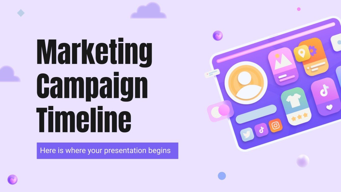 Marketing Campaign Timeline | Google Slides & PowerPoint
