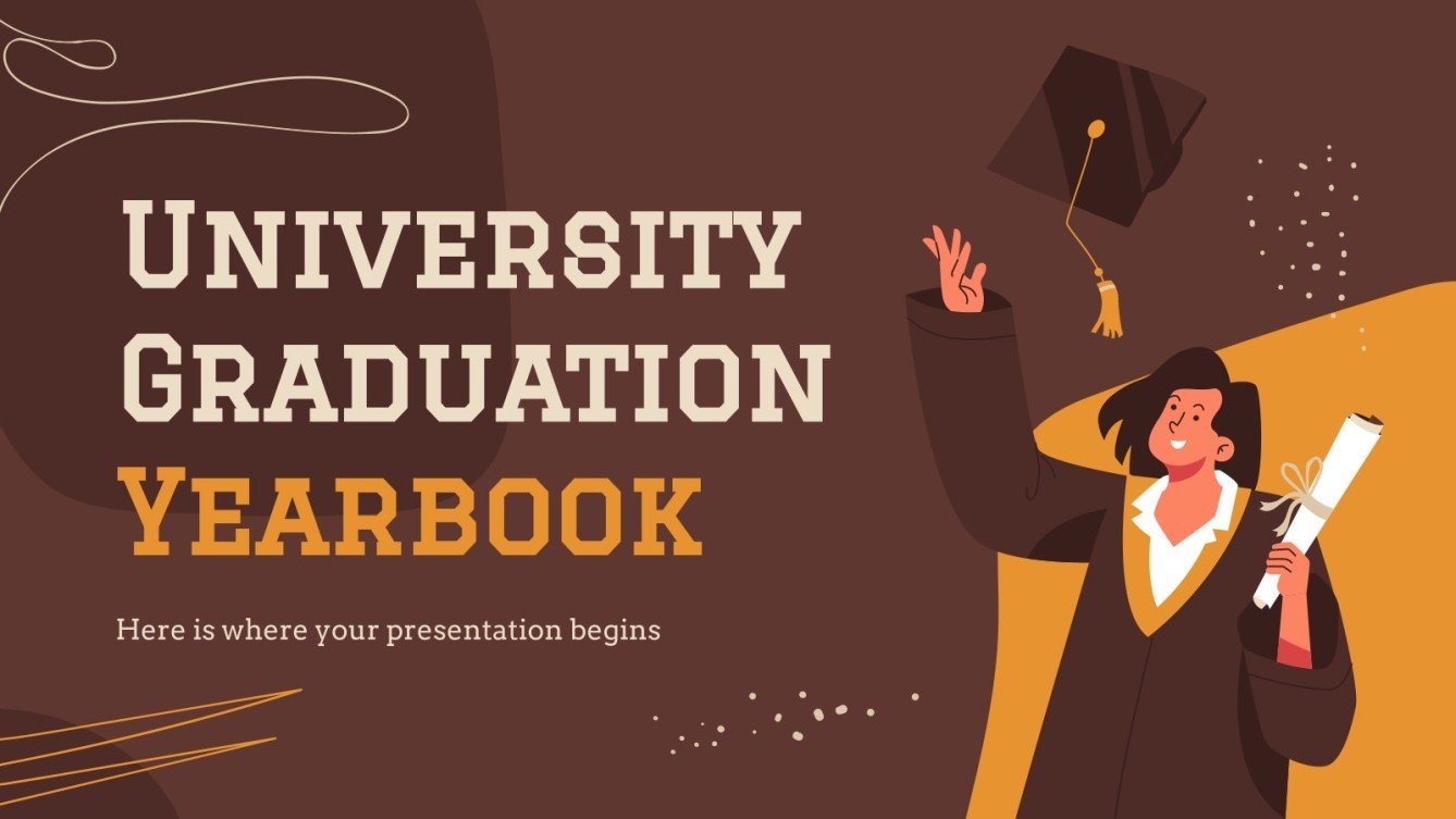 University Graduation Yearbook | Google Slides & PowerPoint