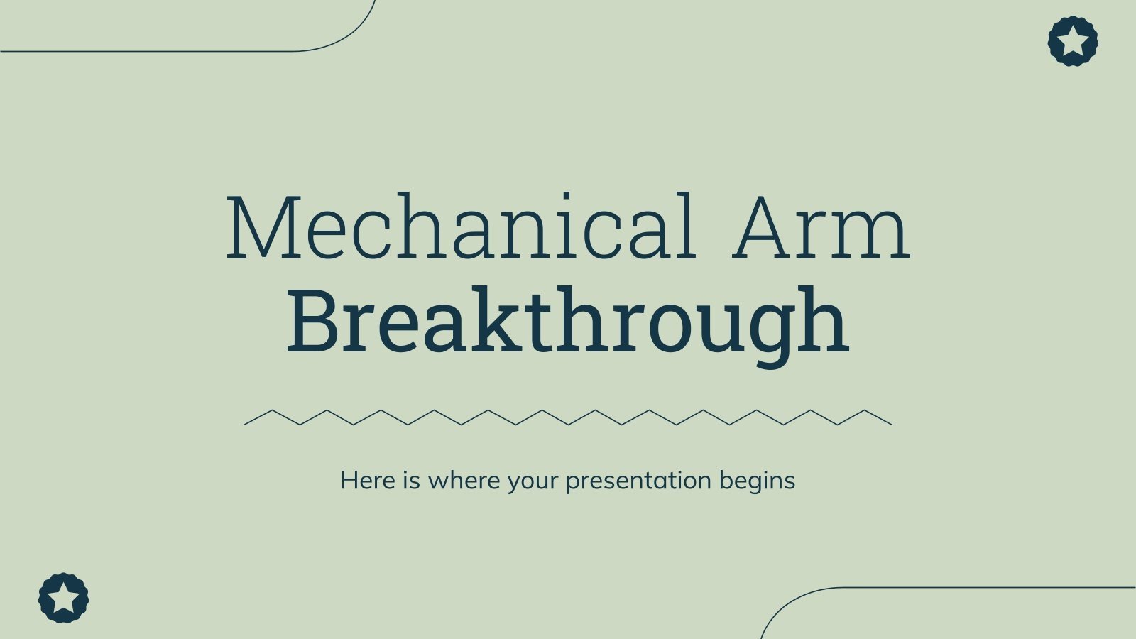 Mechanical Arm Breakthrough | Google Slides & PowerPoint