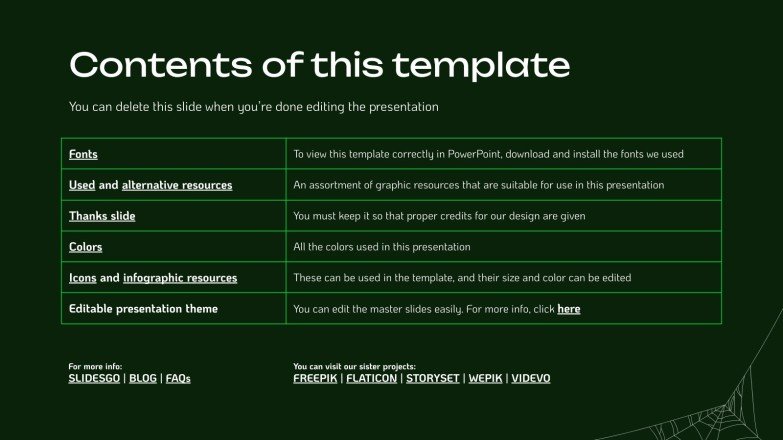 Spiders | Google Slides & PowerPoint Template