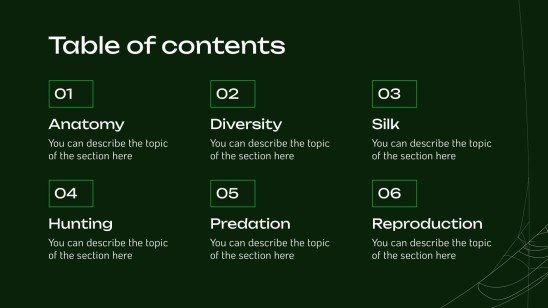 Spiders | Google Slides & PowerPoint Template