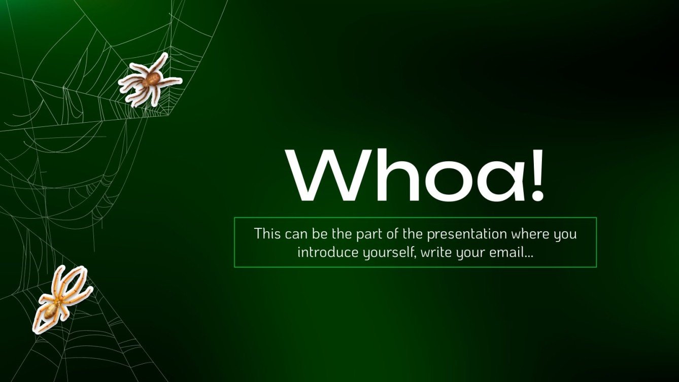 Spiders | Google Slides & PowerPoint Template