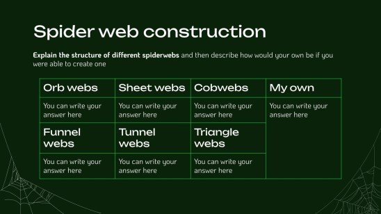 Spiders | Google Slides & PowerPoint Template