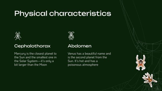 Spiders | Google Slides & PowerPoint Template