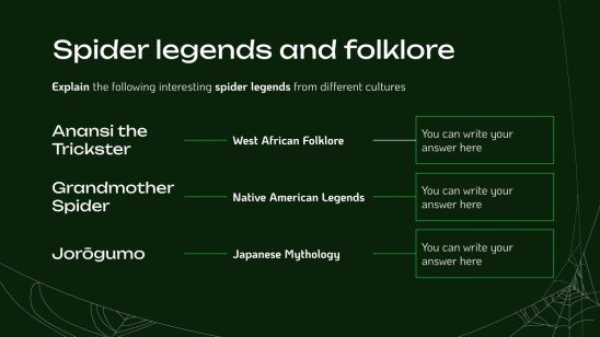 Spiders | Google Slides & PowerPoint Template