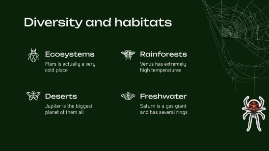 Spiders | Google Slides & PowerPoint Template