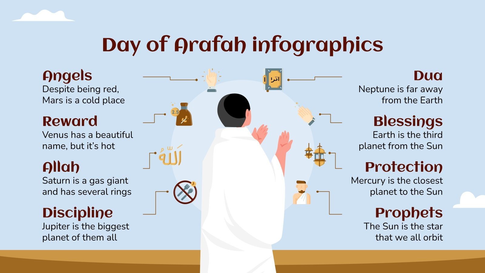 Día de Arafah - Infografías | Google Slides y PowerPoint