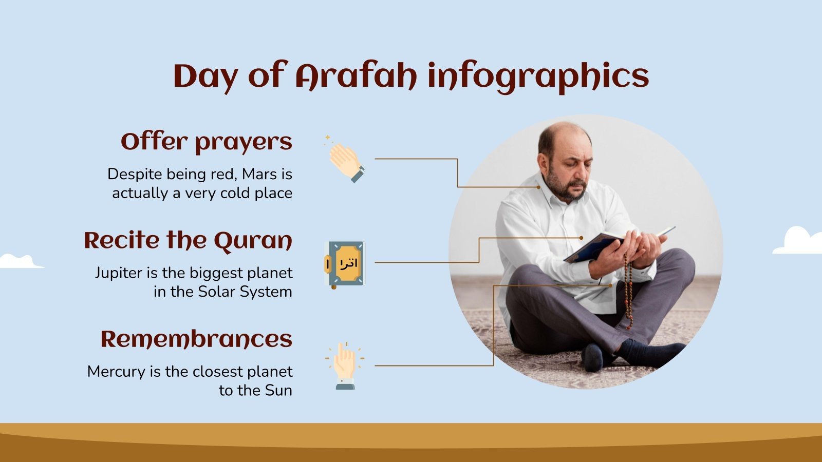 Día de Arafah - Infografías | Google Slides y PowerPoint