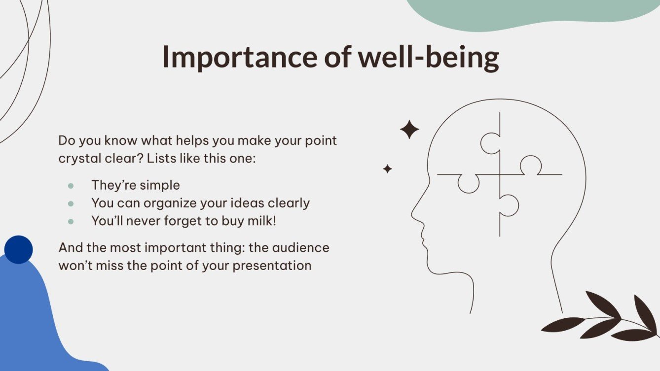 Mental Health and Well-being | Google Slides & PowerPoint