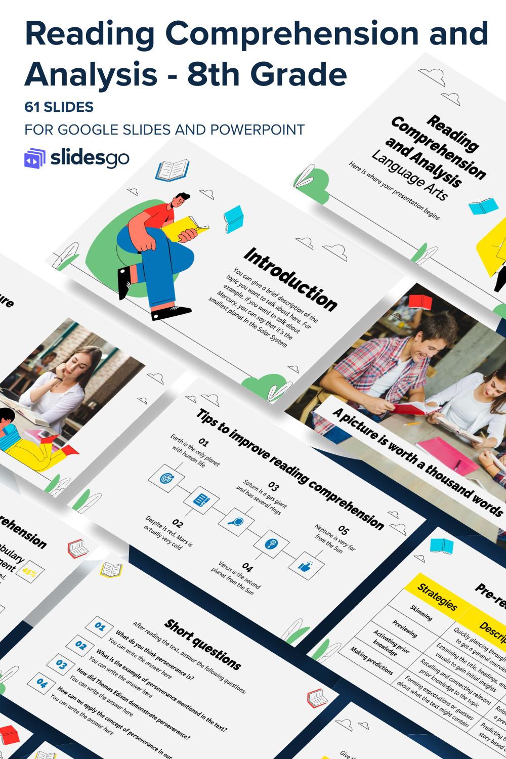 Reading Comprehension and Analysis | Google Slides & PPT