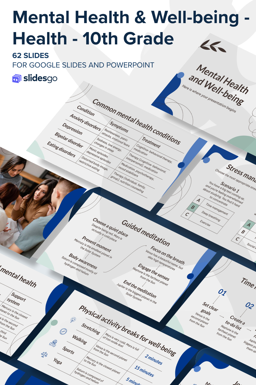 Mental Health and Well-being | Google Slides & PowerPoint