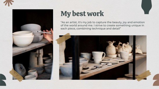 Craftsmanship Portfolio | Google Slides & PowerPoint